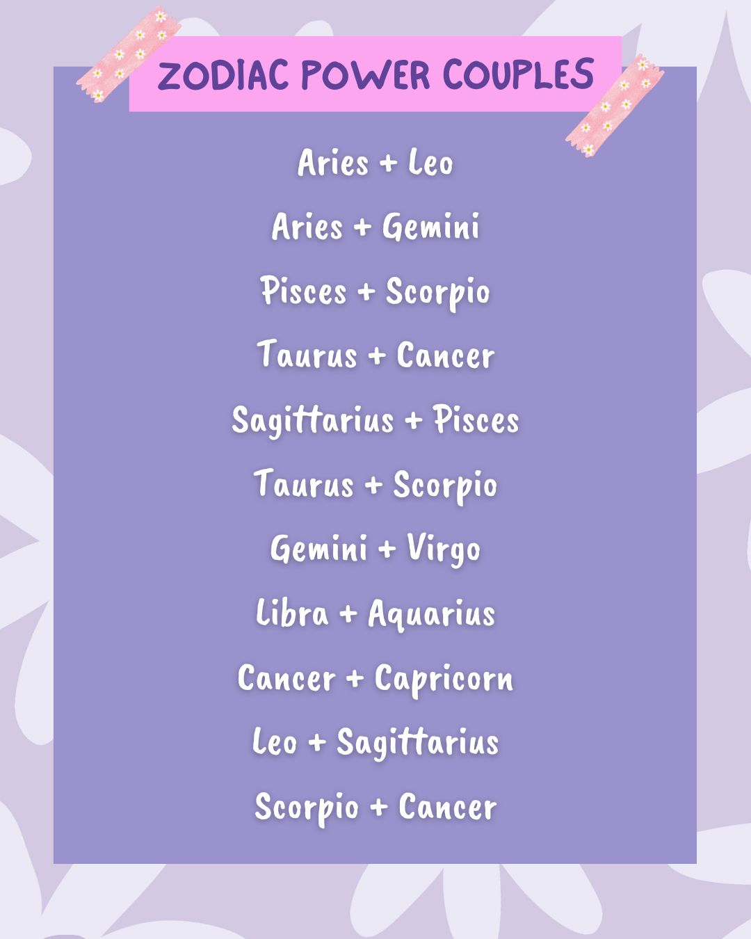 11 Zodiac Sign Power Couples That Will Restore Your Faith In Love (Part 1)